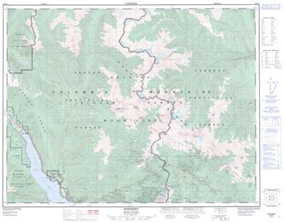 TOPO MAP Rosebery 1:50 - 82K3 | ROAM Shop